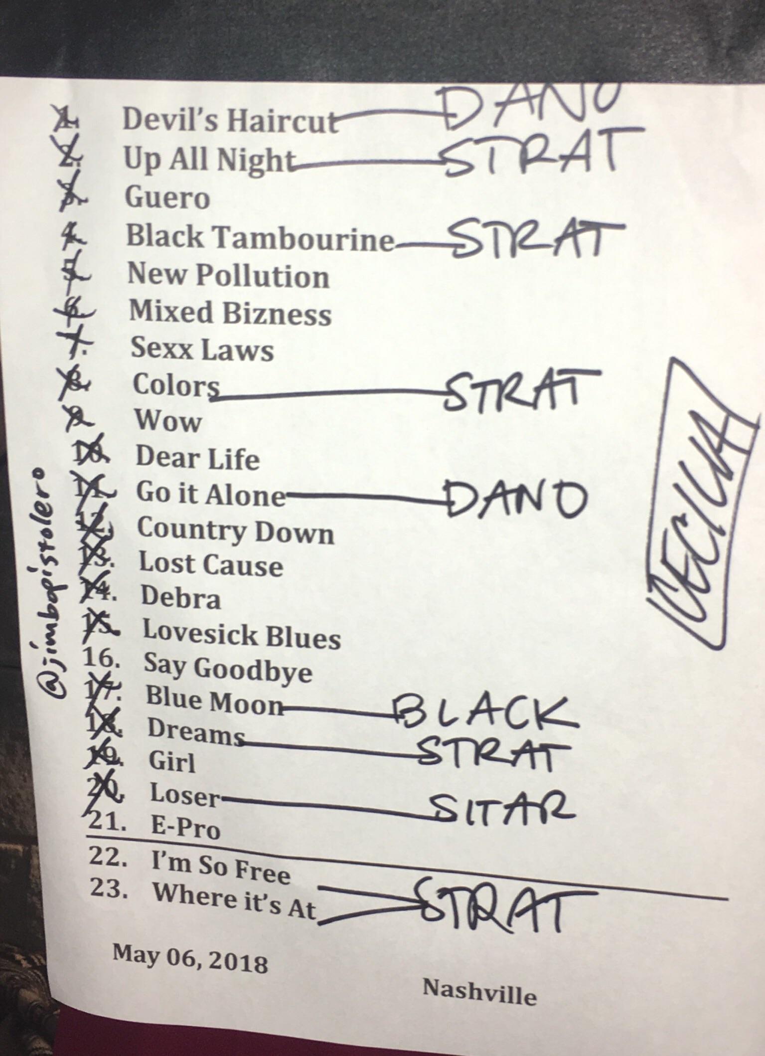 Nashville Setlist | Scrolller