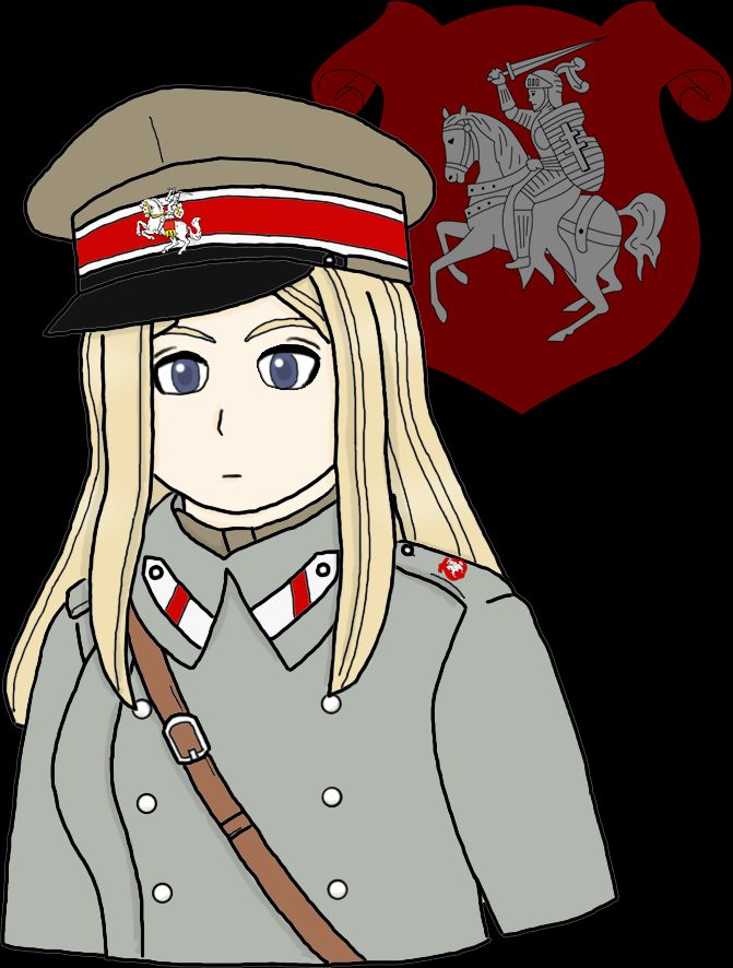 Natalya Arlovskaya/Belarus in historical Belarusian People's Republic army uniform. | Scrolller