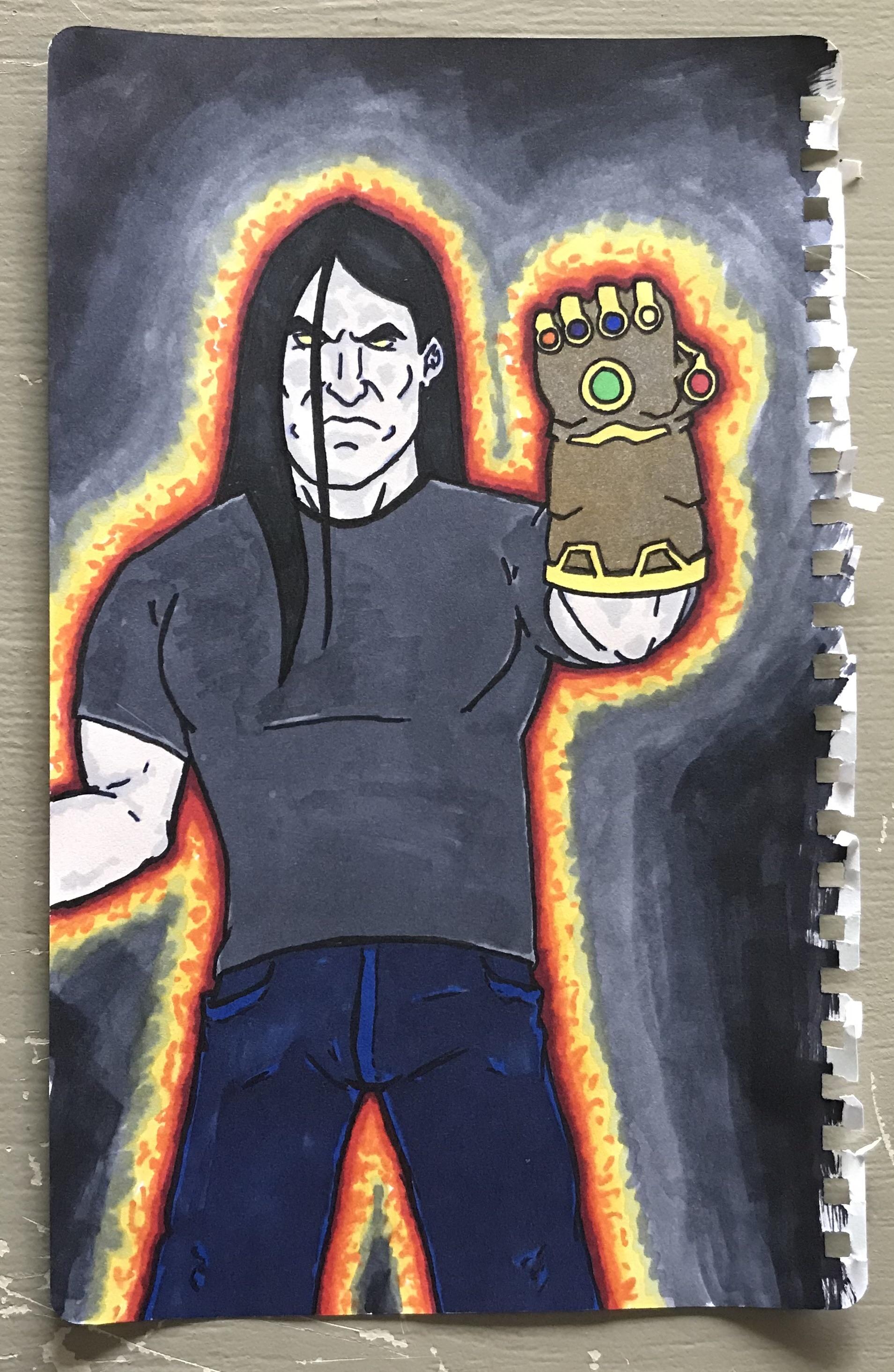 Nathan Explosion with the infinity gauntlet | Scrolller