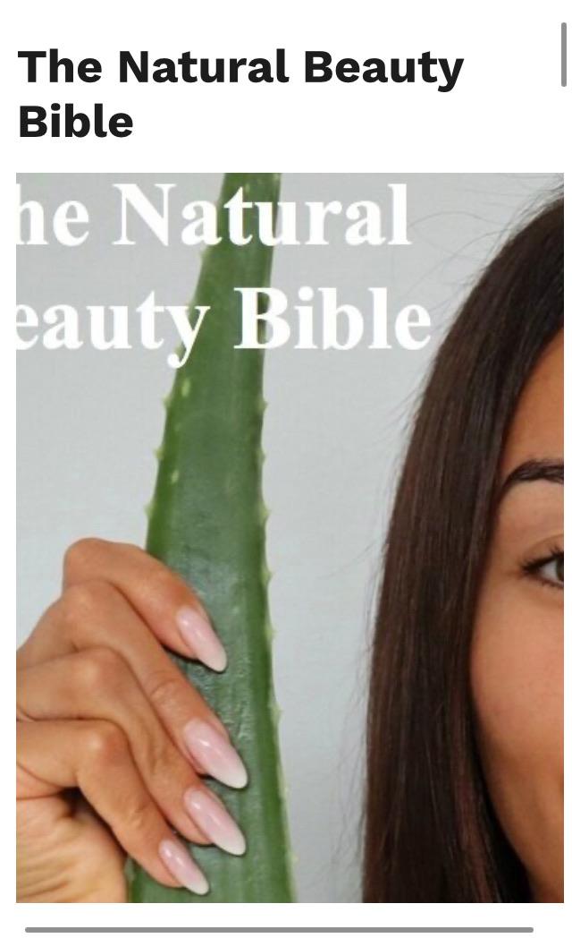 Natural Beauty Bible from Amanda Finnie. Does anyone have it please? | Scrolller