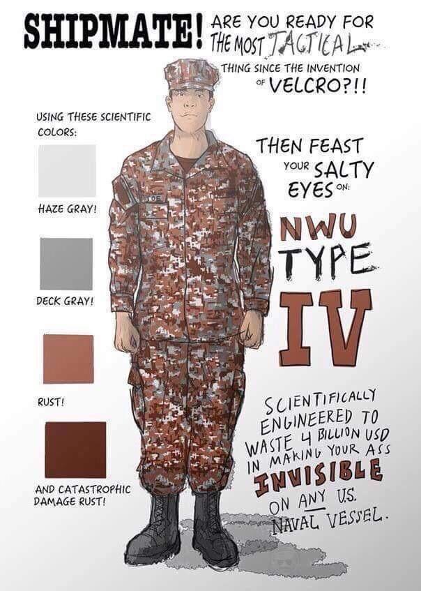 Navy Introduces New NWU Type IVs | Scrolller