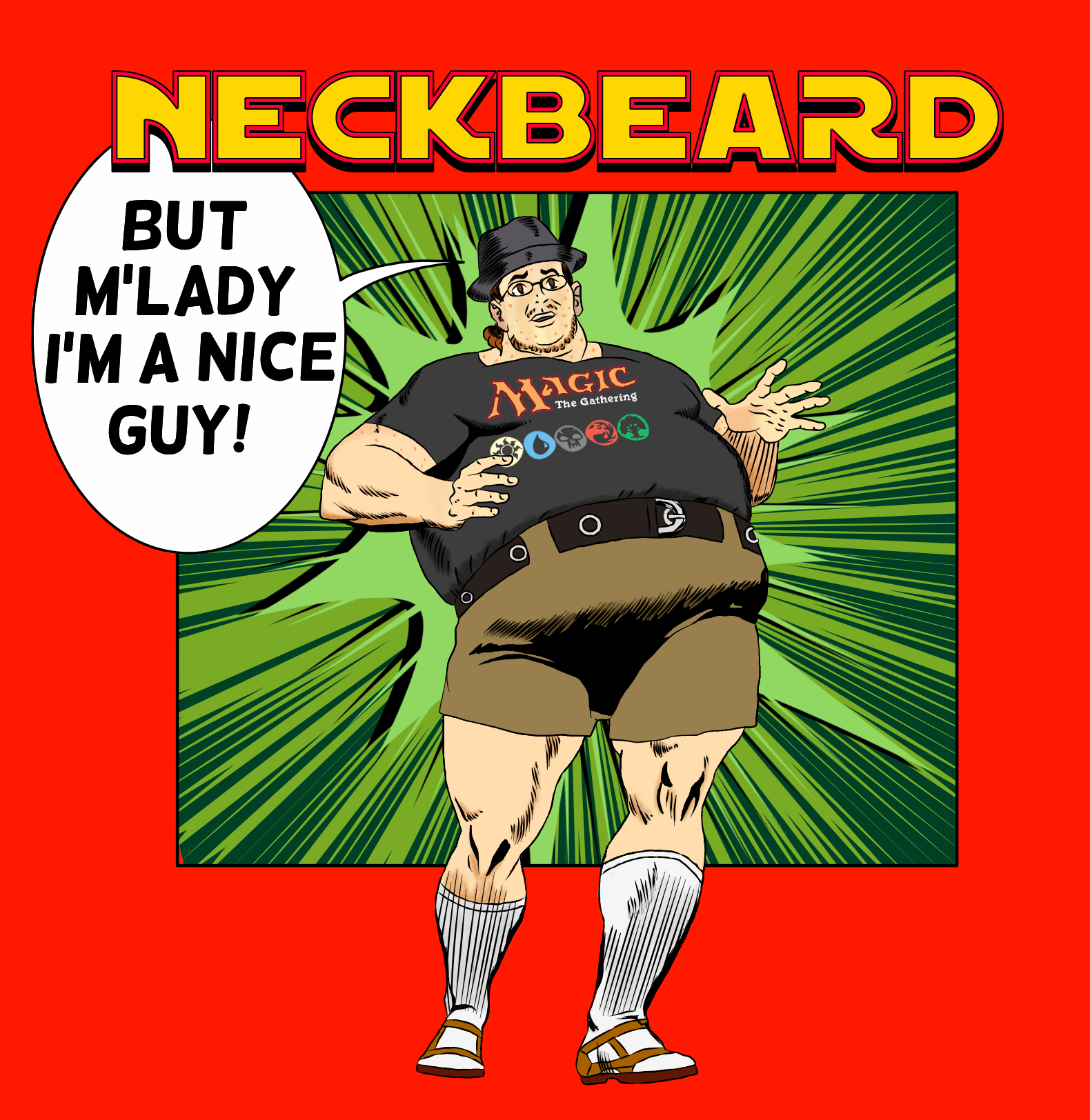 Neckbeard art by me (tell me what you think) | Scrolller