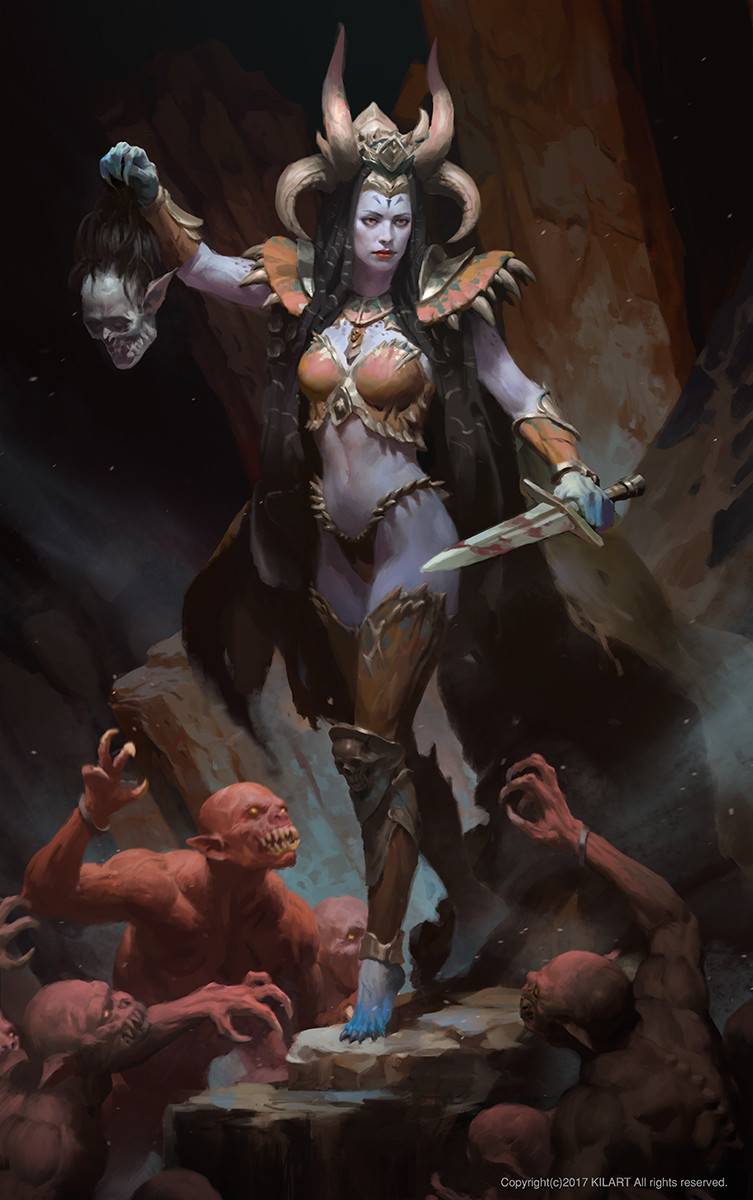 Necromancer Queen by Heonhwa Choe | Scrolller