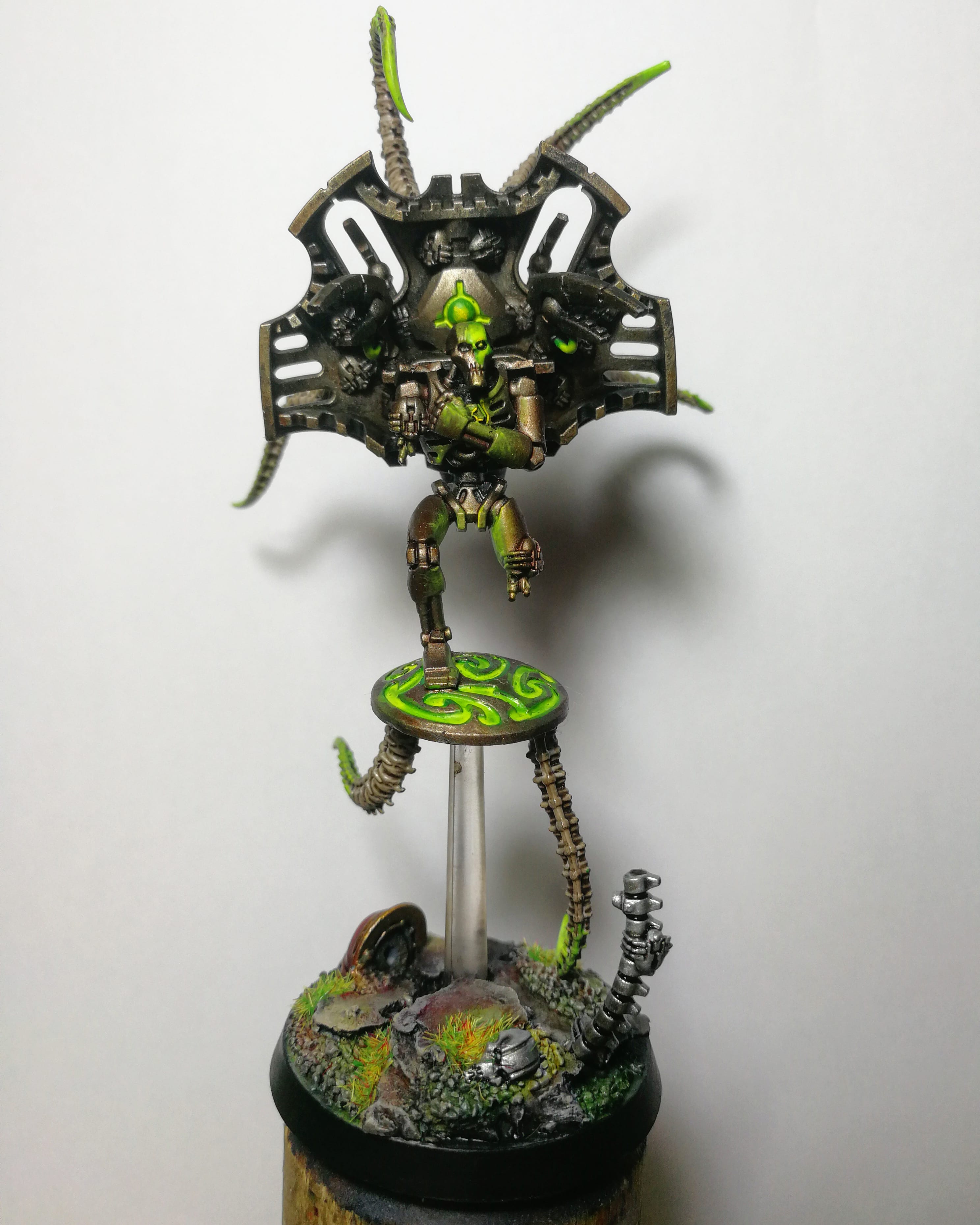 Necron C'tan kitbash and painting finish after all! | Scrolller