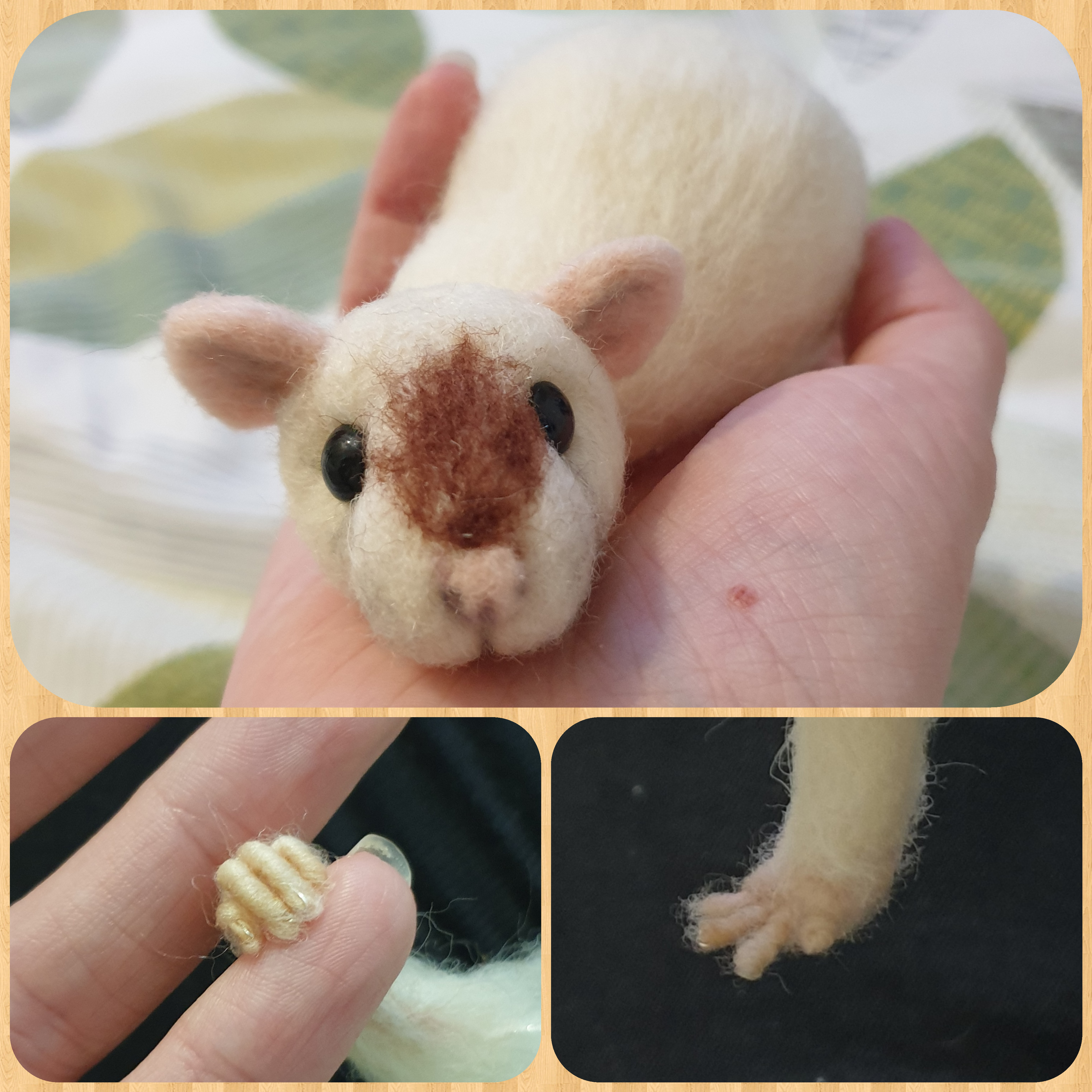 Needlefelted rat: My work in progress. | Scrolller
