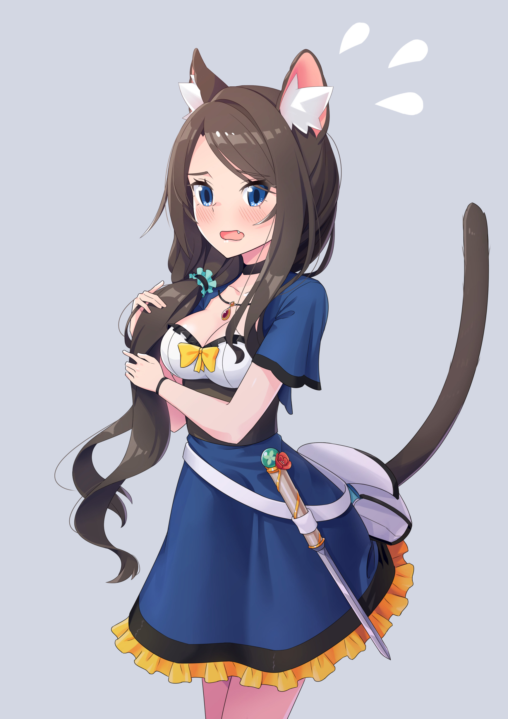 Nervous Neko [Original] | Scrolller