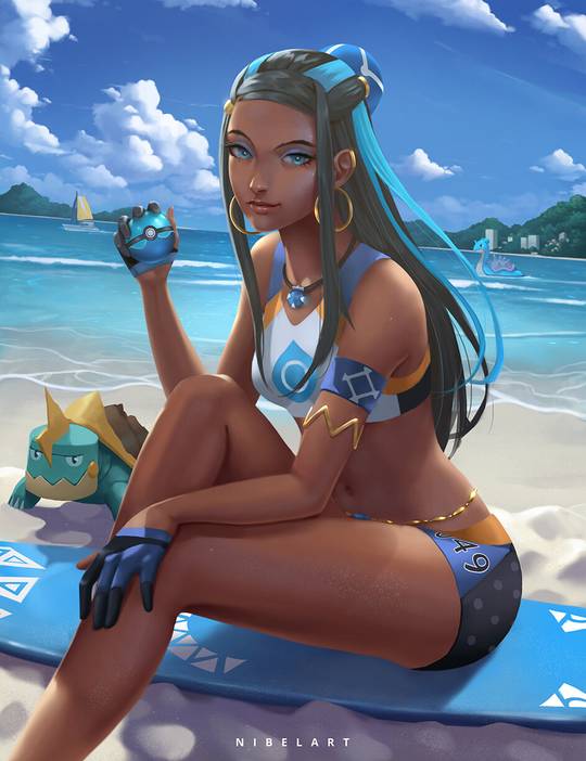 Nessa from Pokemon Sword/Shield by Nibelart | Scrolller