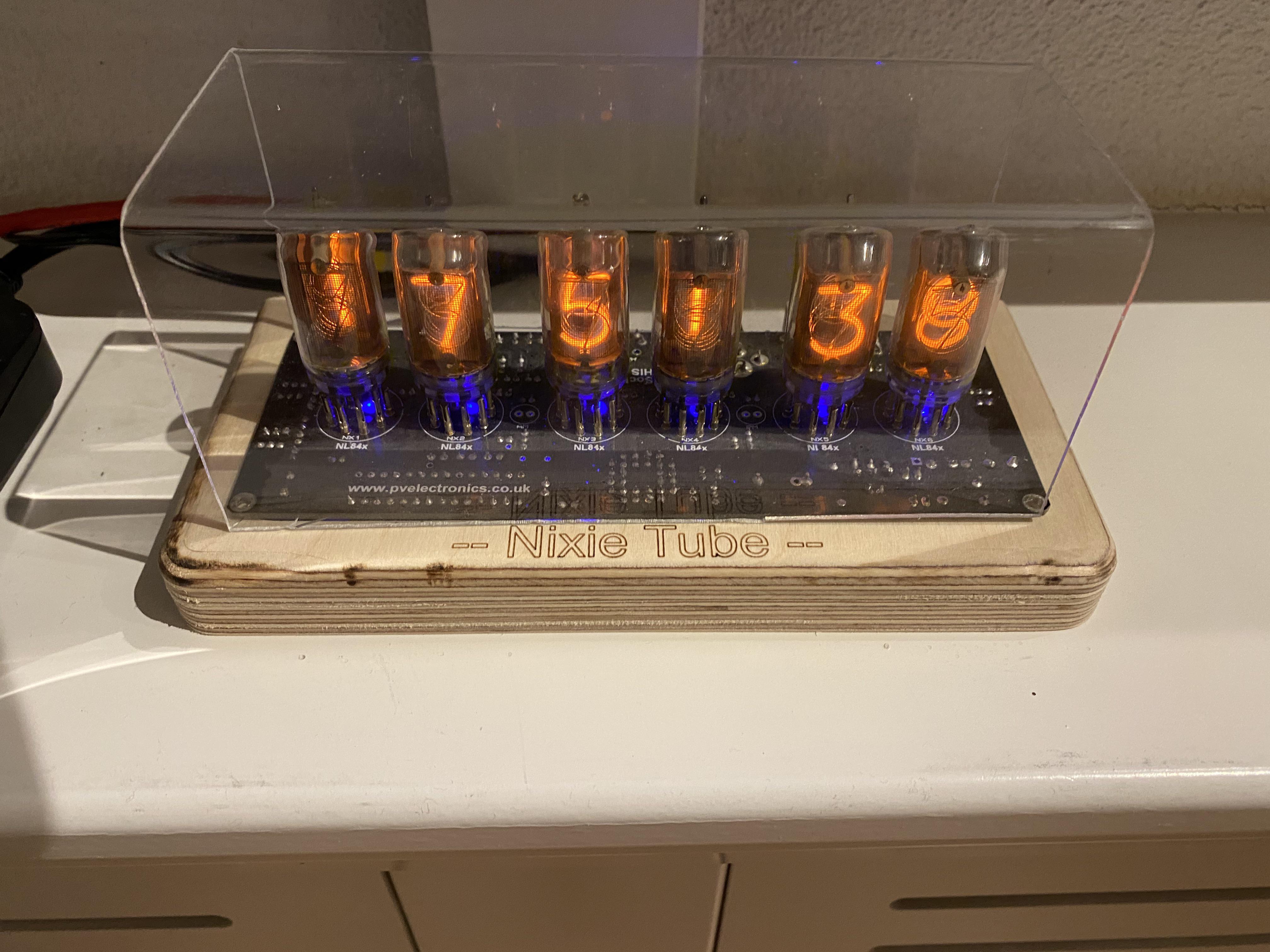 New base for nixie clock | Scrolller