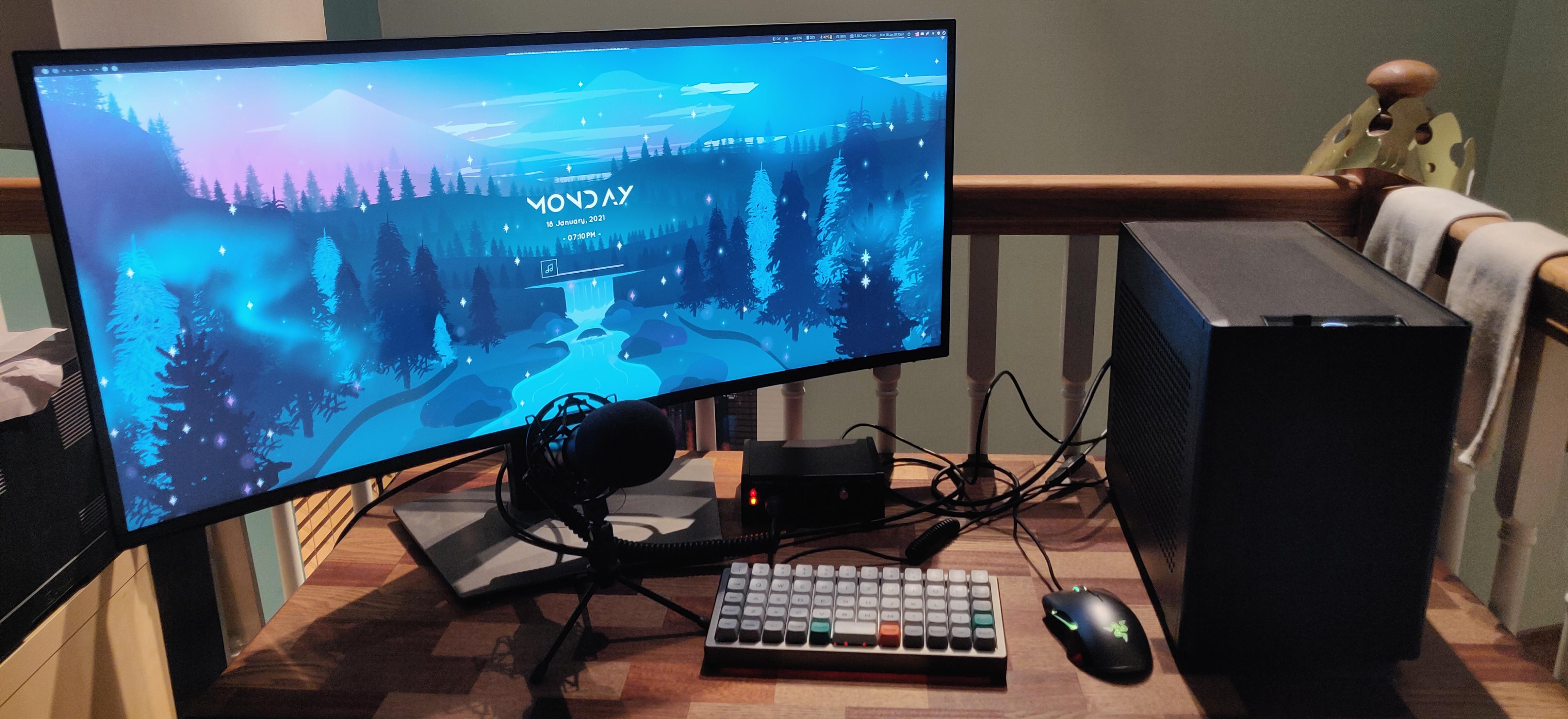 New Build Complete. Temporary digs till I rebuild my desk. | Scrolller