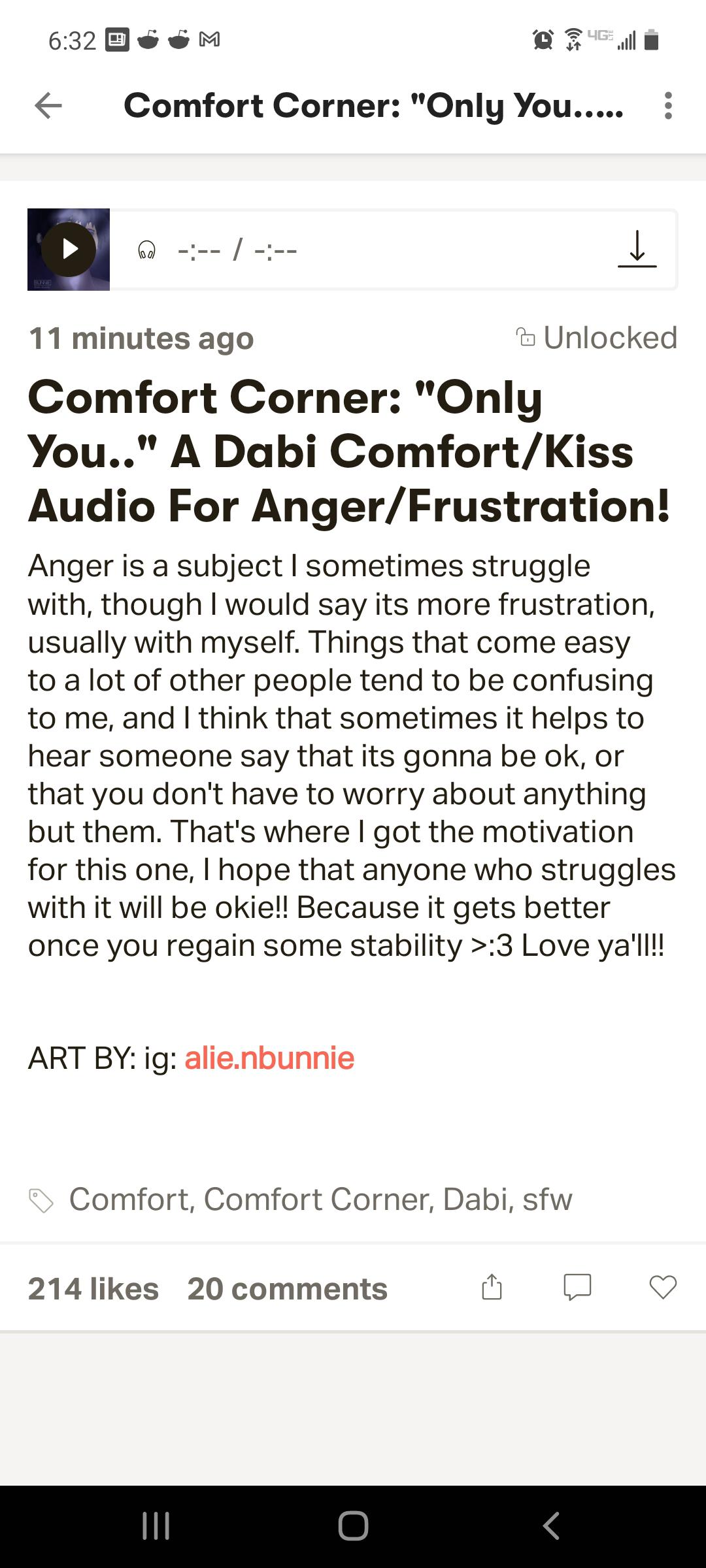 New Dabi Comfort Audio! Extra Below👇👇 | Scrolller