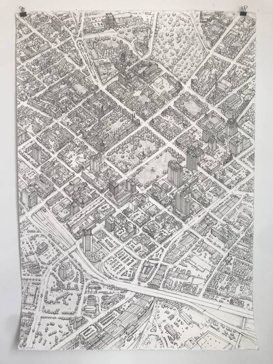 New Haven drawing I make while stuck inside! | Scrolller