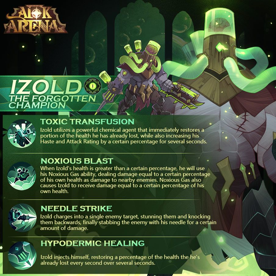 New hero - Izold The Forgotten Champion | Scrolller