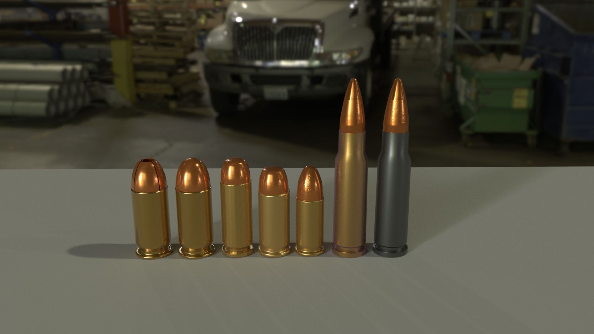 New render of the bullets. | Scrolller