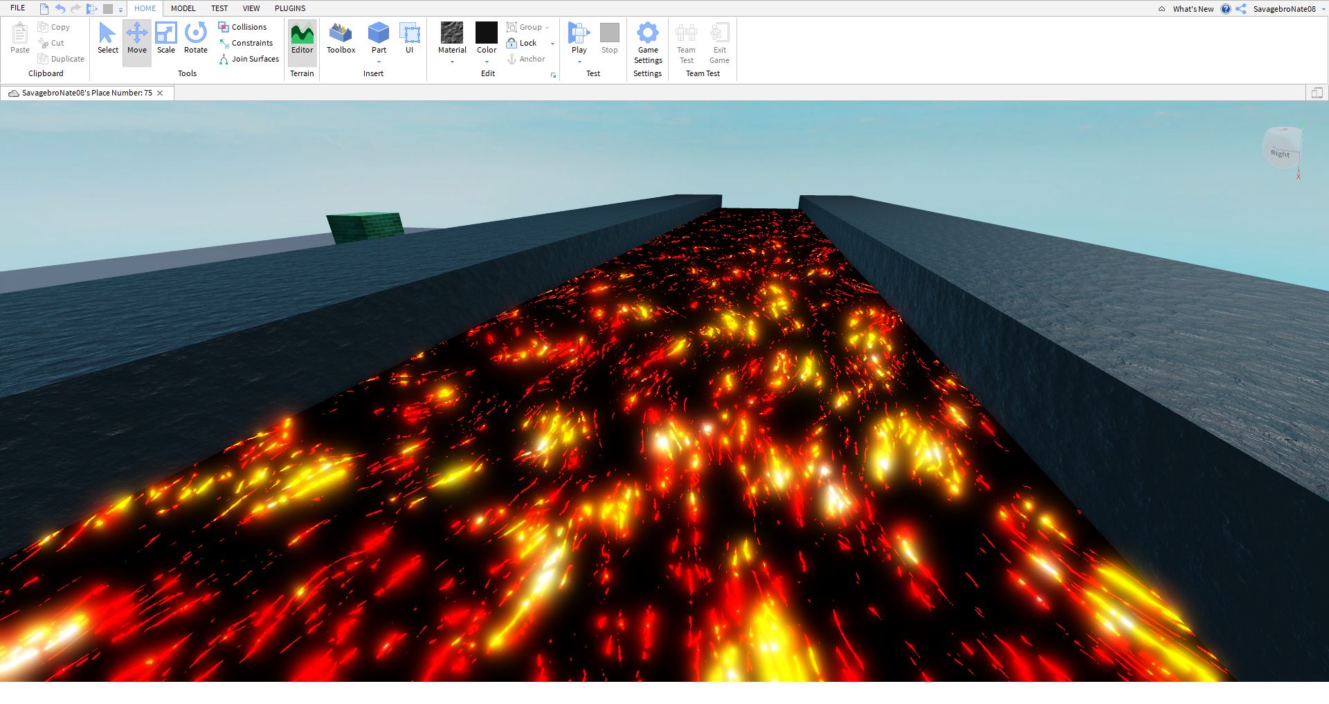 New Roblox PBR looks awesome with lava. | Scrolller