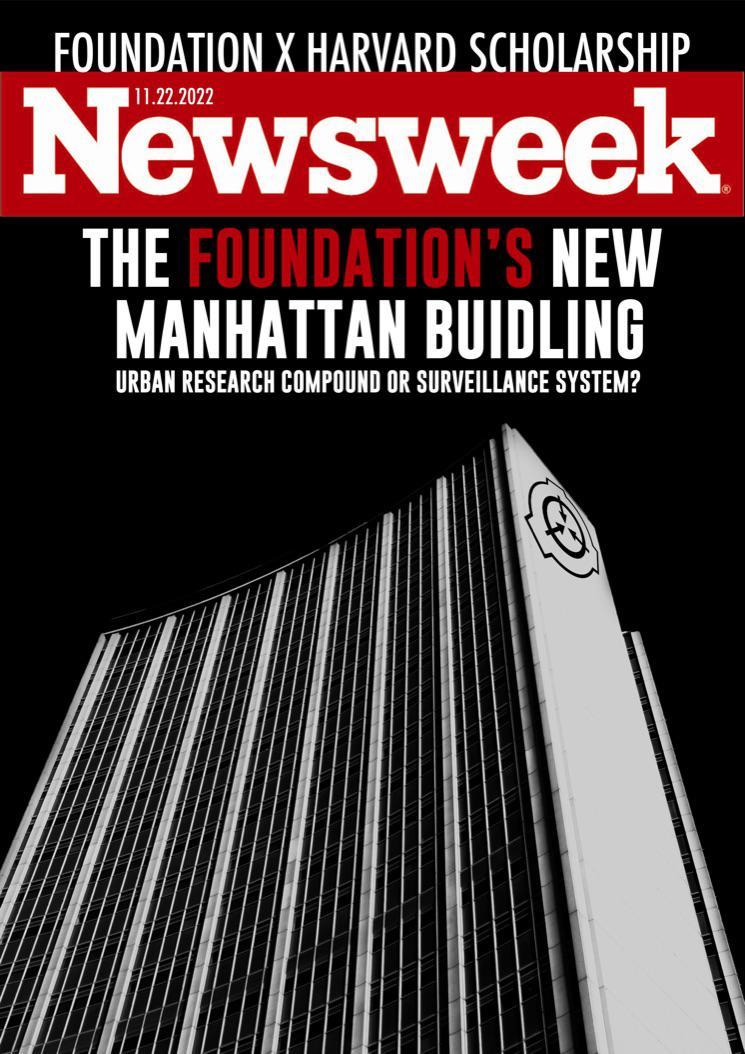 Newsweek magazine on a new Foundation building (OC) | Scrolller