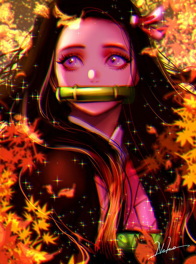 Nezuko artwork | Scrolller