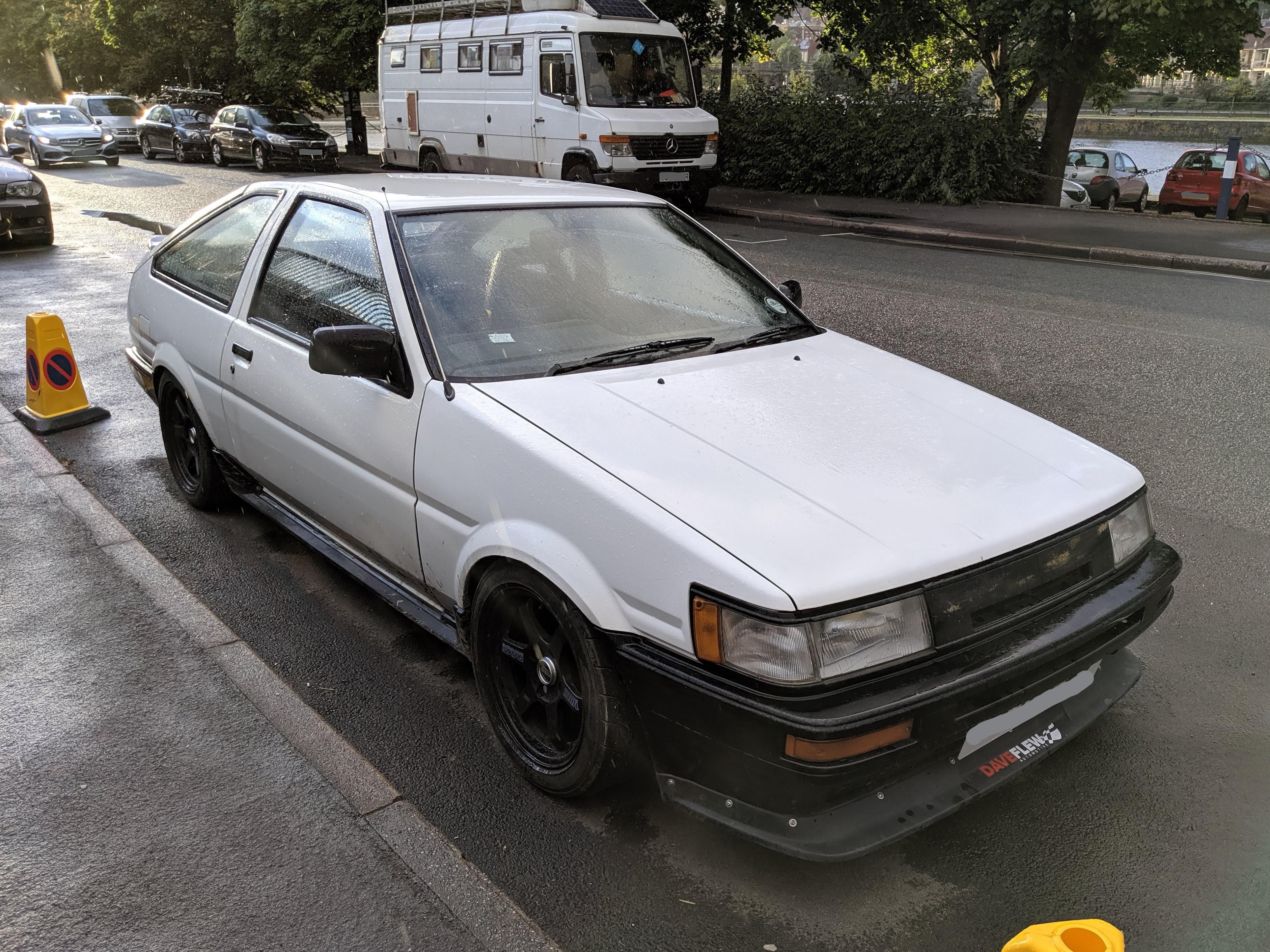 Nice AE86 Levin spotted in England a little while back | Scrolller