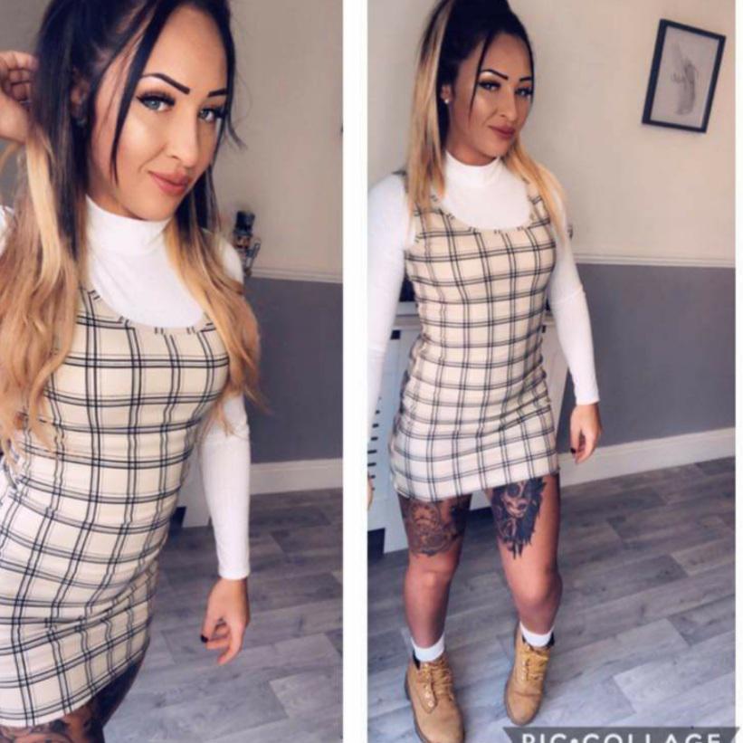 Nice checkered dress | Scrolller