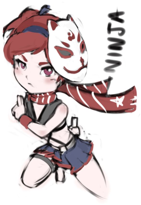 Ninja sketch | Scrolller