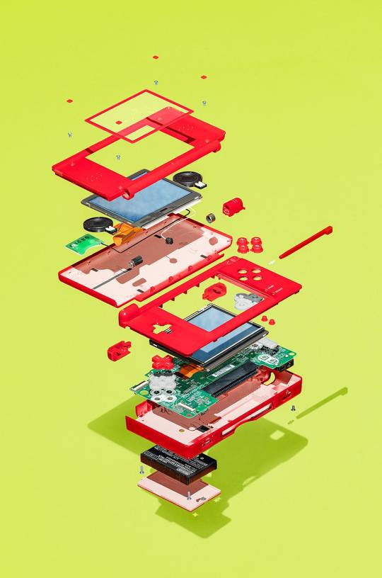 Nintendo DS (Exploded) | Scrolller