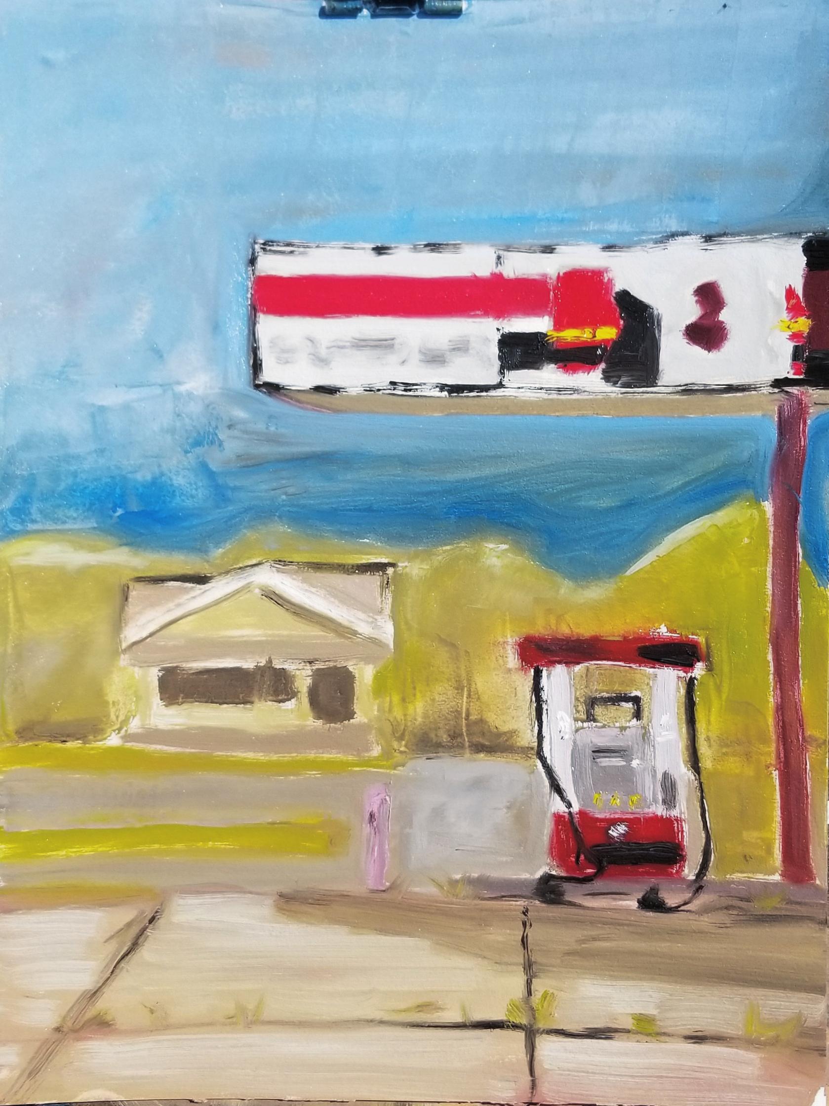 "No Gas All Brakes", Me, Oil, 2020 | Scrolller