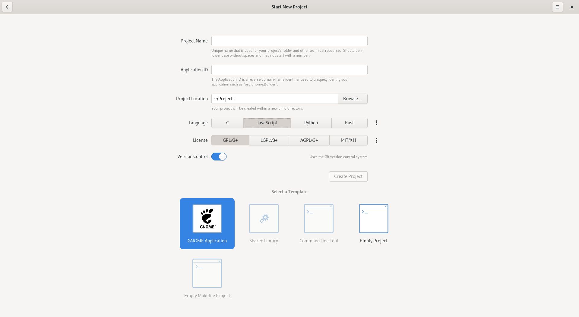 No Template for Gnome Extension in Builder | Scrolller