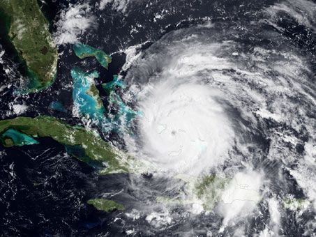 NOAA satellite photo of the hurricane | Scrolller