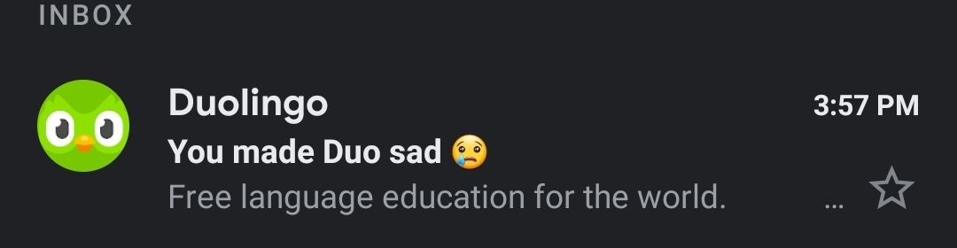 Nobody asked you, duolingo. | Scrolller