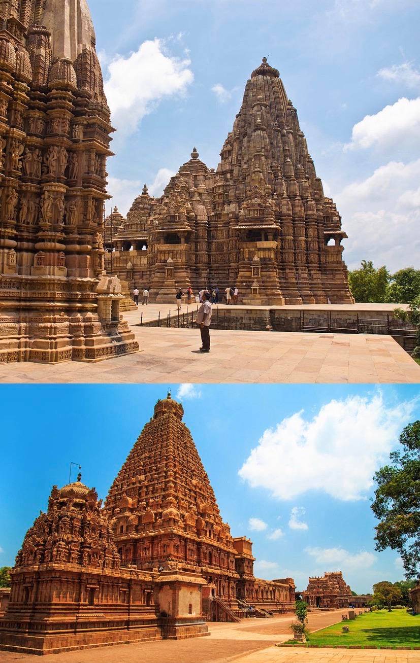 North Indian (Nagara) Architecture compared to South Indian (Dravida) Architecture. | Scrolller
