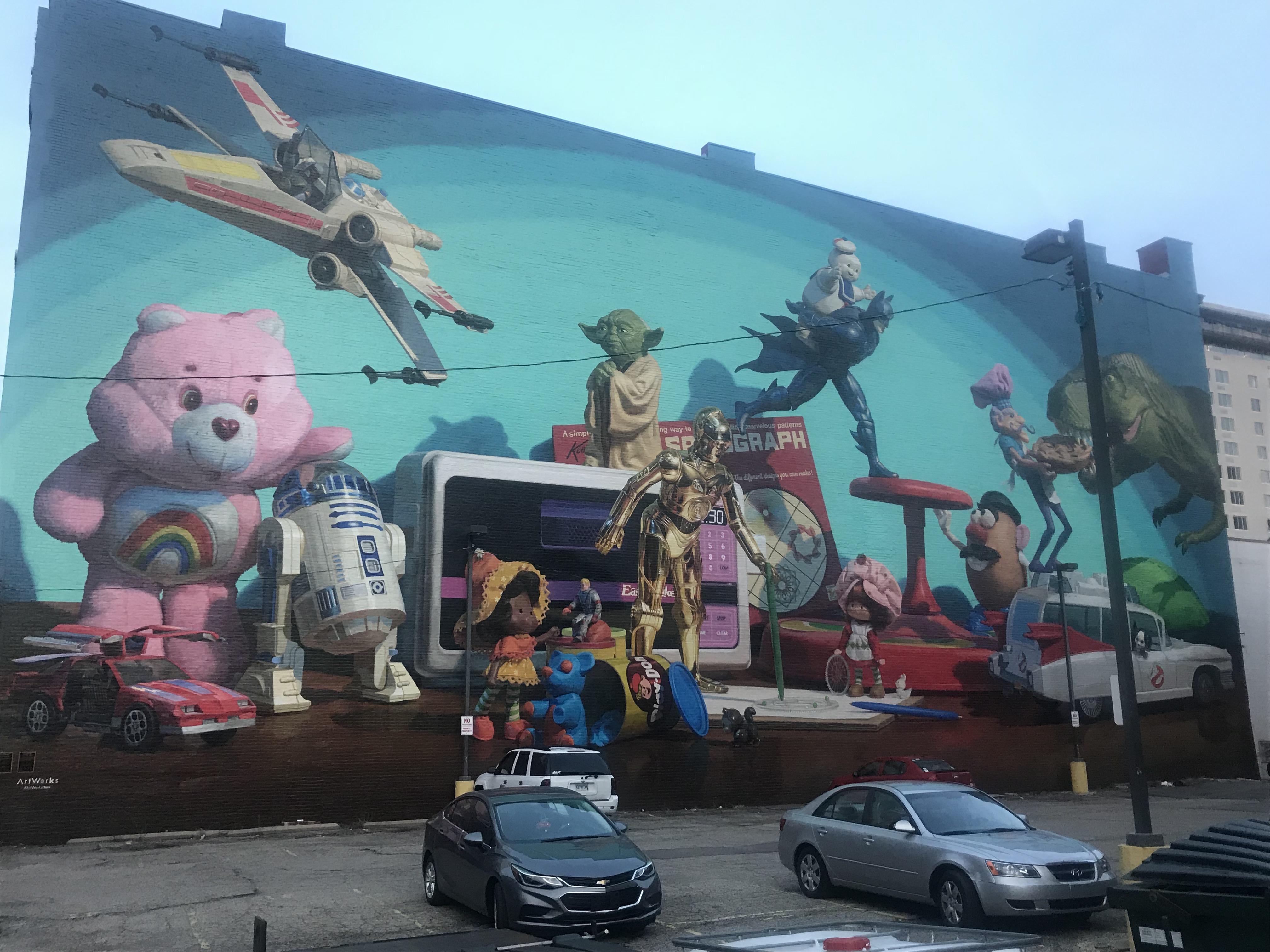 Not sure the artist but some crazy depth on this wall. | Scrolller