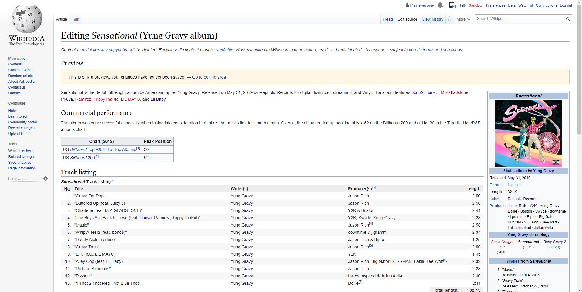 Noticed there wasn't a proper Wikipedia page for Sensational, so I made one | Scrolller