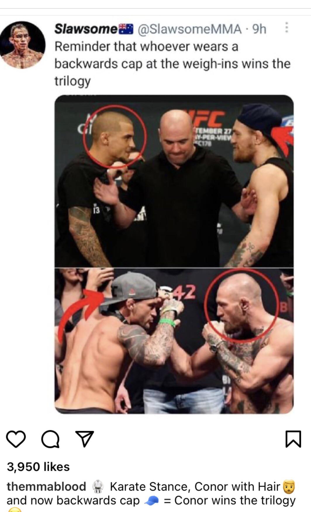 Now it’s Whoever Wears the Backwards Cap Wins the Trilogy | Scrolller