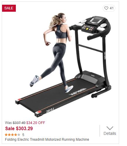 Now on sale - giant treadmills! | Scrolller