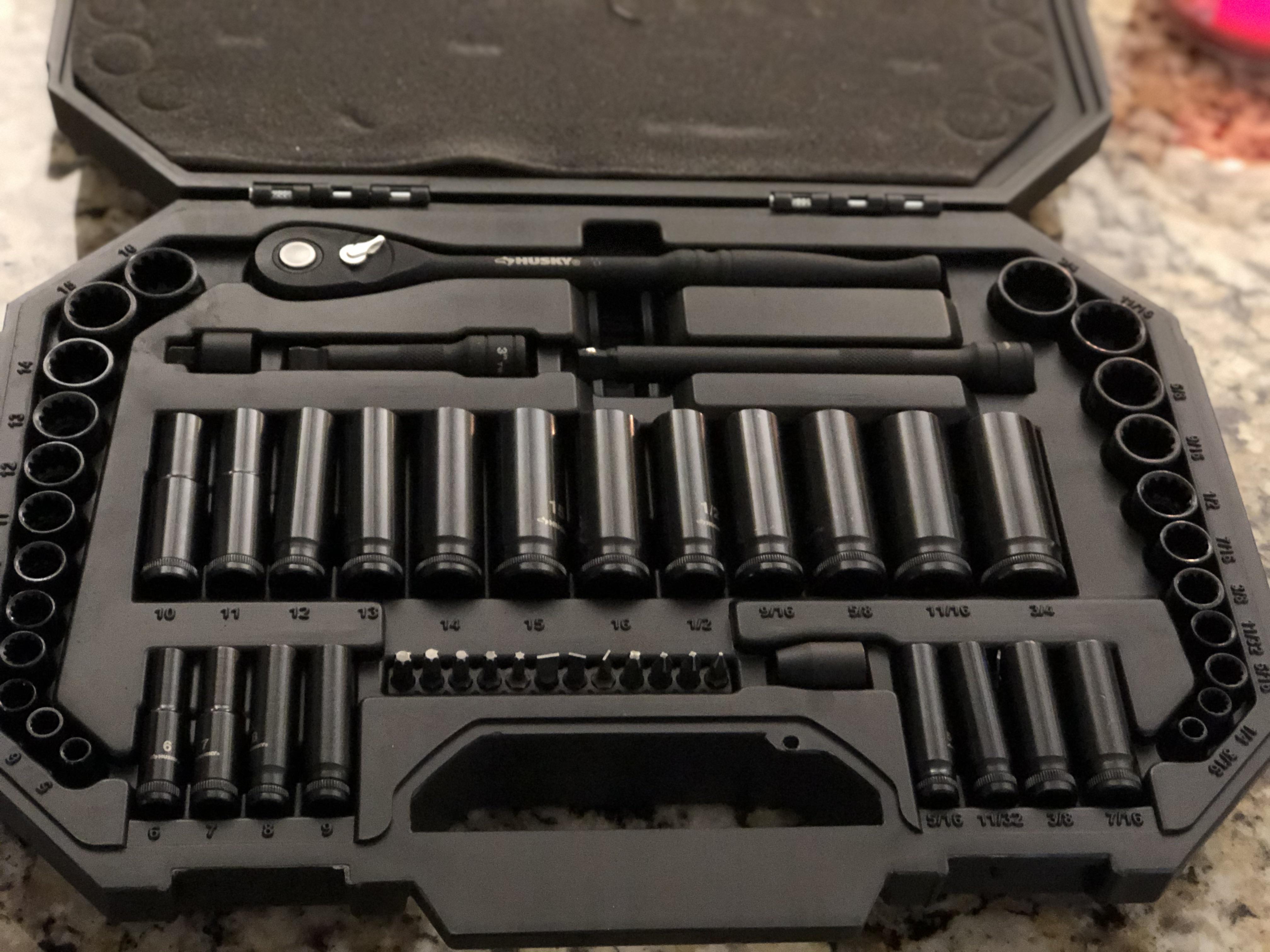 [NTD] 60 piece mechanic set with a 100- position ratchet. | Scrolller