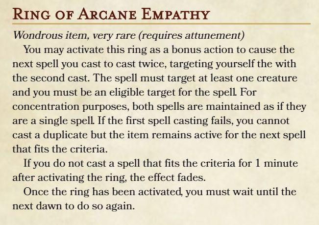 [OC] 149/365 Ring of Arcane Empathy | Scrolller