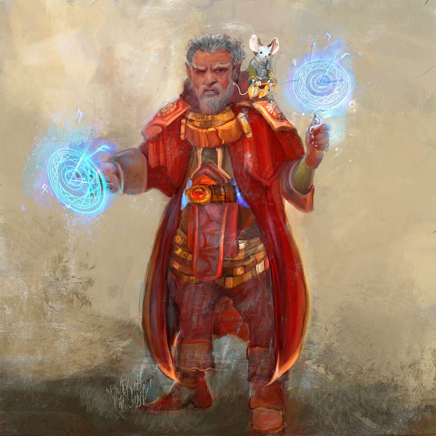 [OC][ART] D&D Character: Chronurgy Wizard | Scrolller