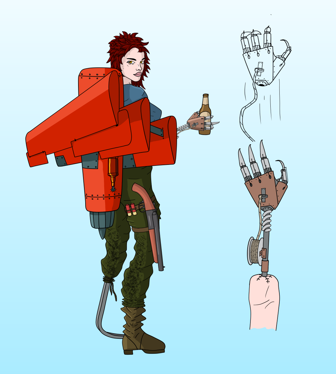 [OC][Art]Jetpack Artificer | Scrolller