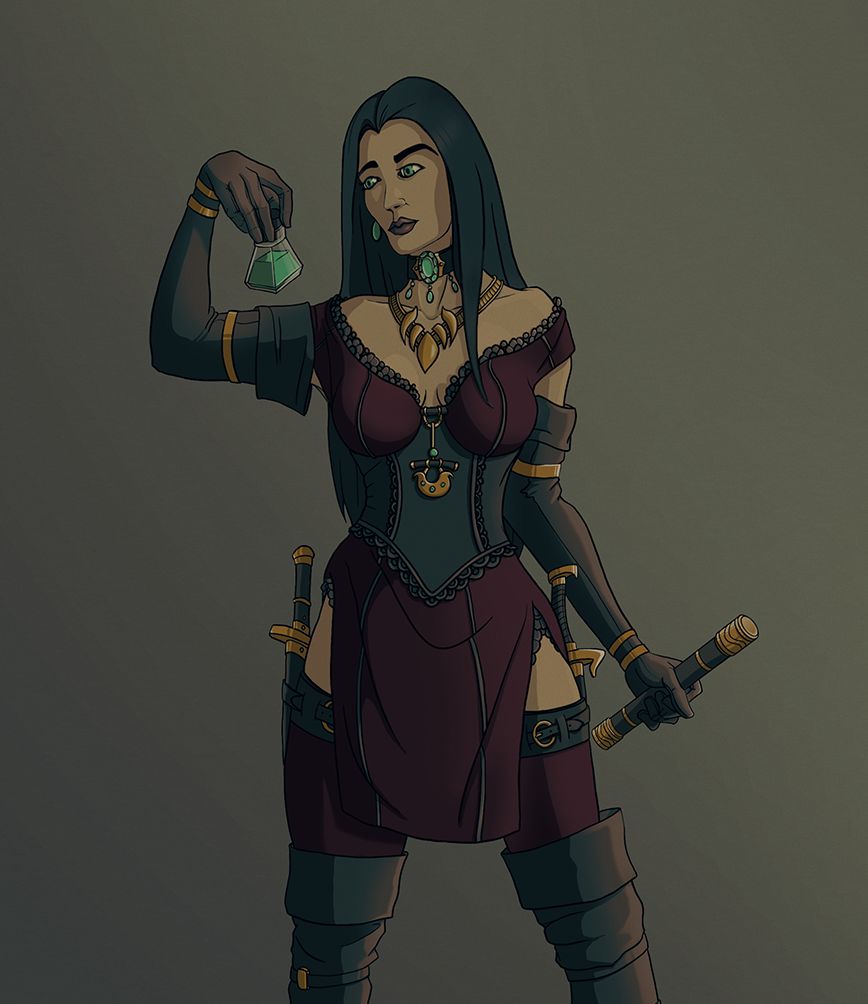 Nesalli - Yuan-ti pureblood Warlock/Sorcerer | Scrolller
