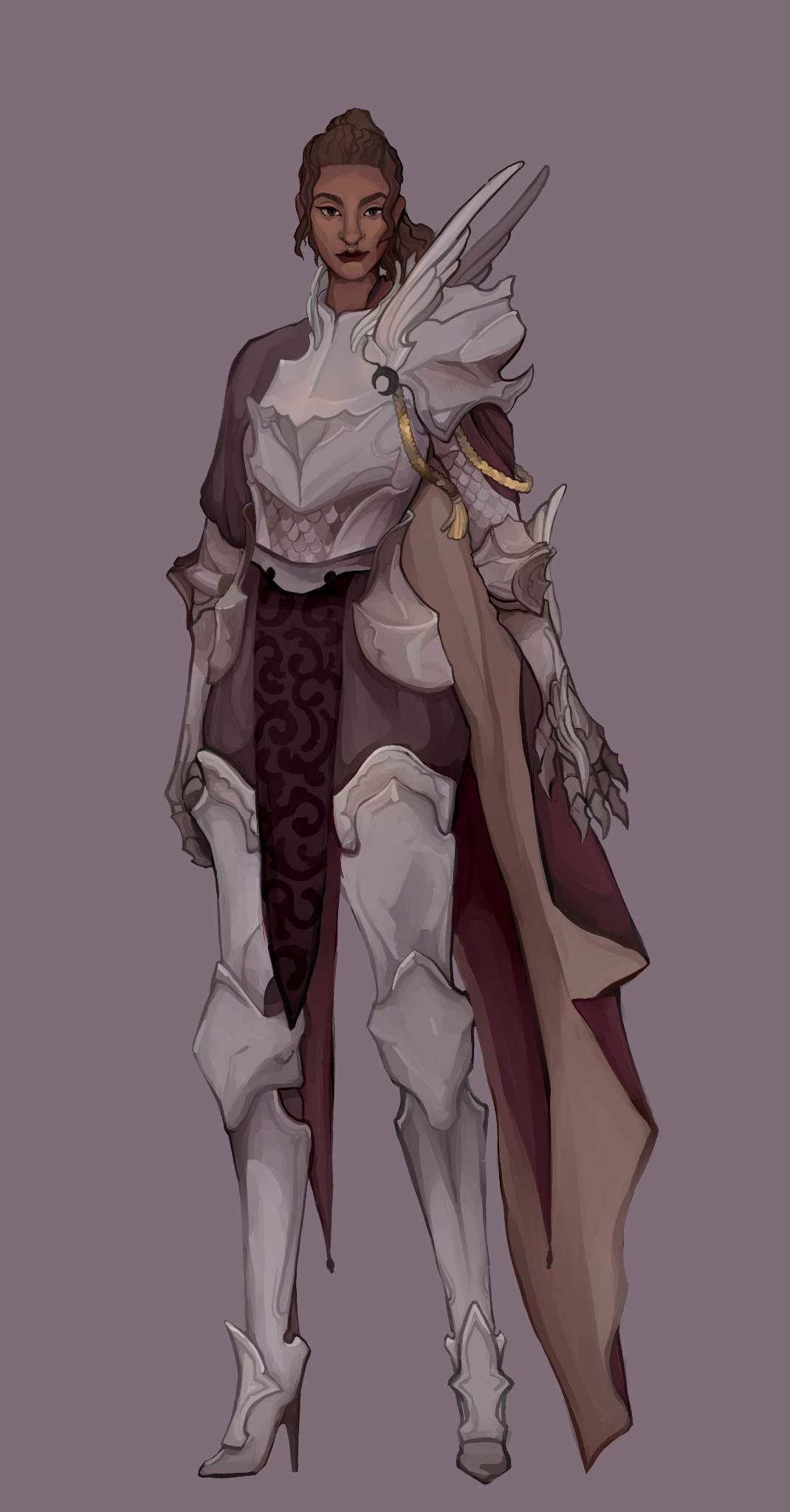 [OC] [Art] Redesigned my paladin's armor. | Scrolller