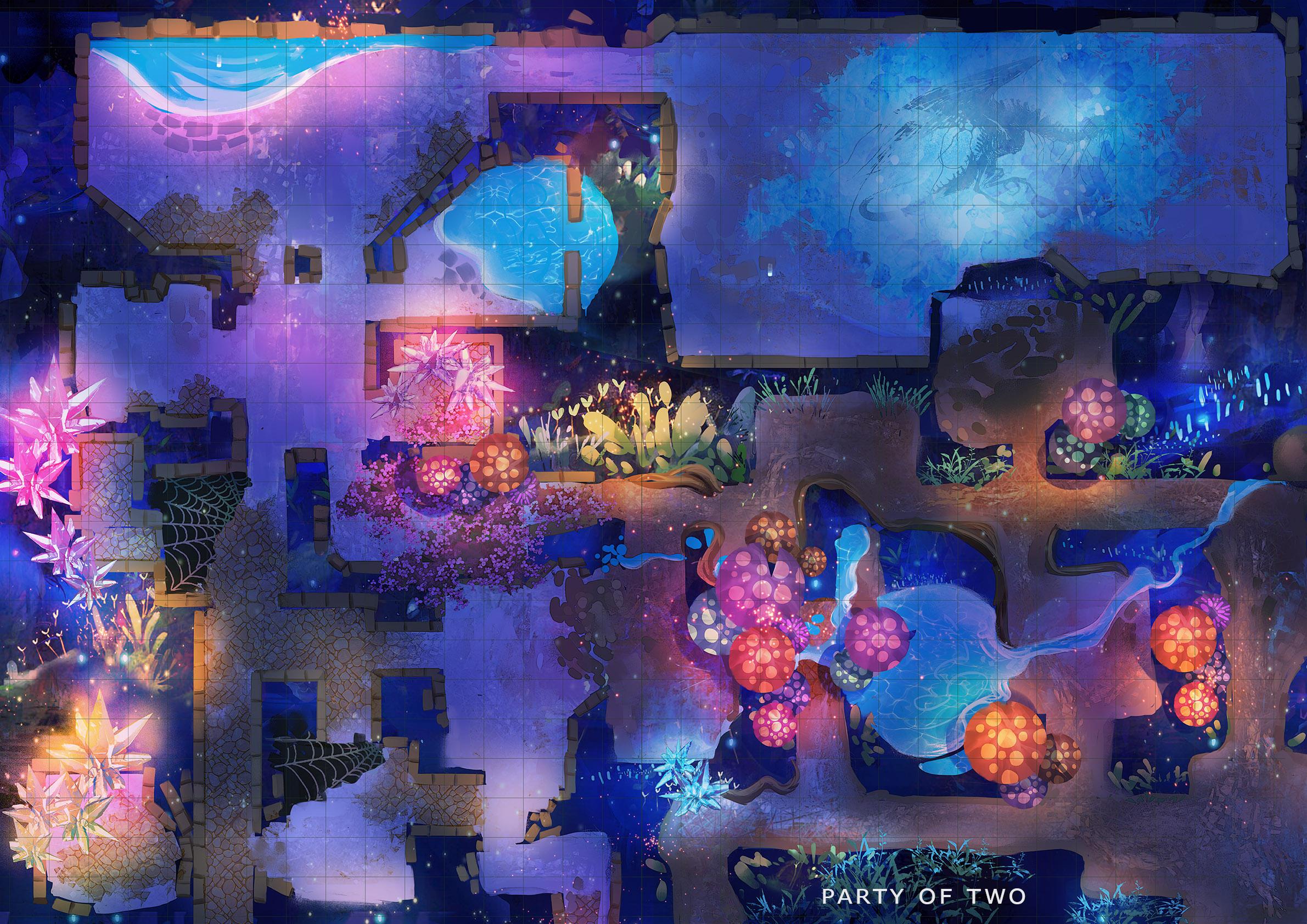 [OC] Crystal Caverns & Mushroom Path maps | Scrolller