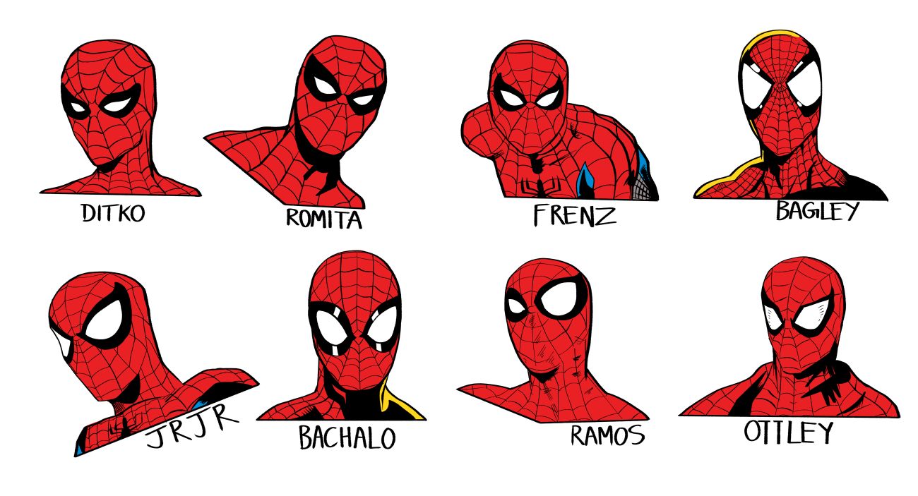 [OC] Drawing Spidey in 8 different styles. | Scrolller