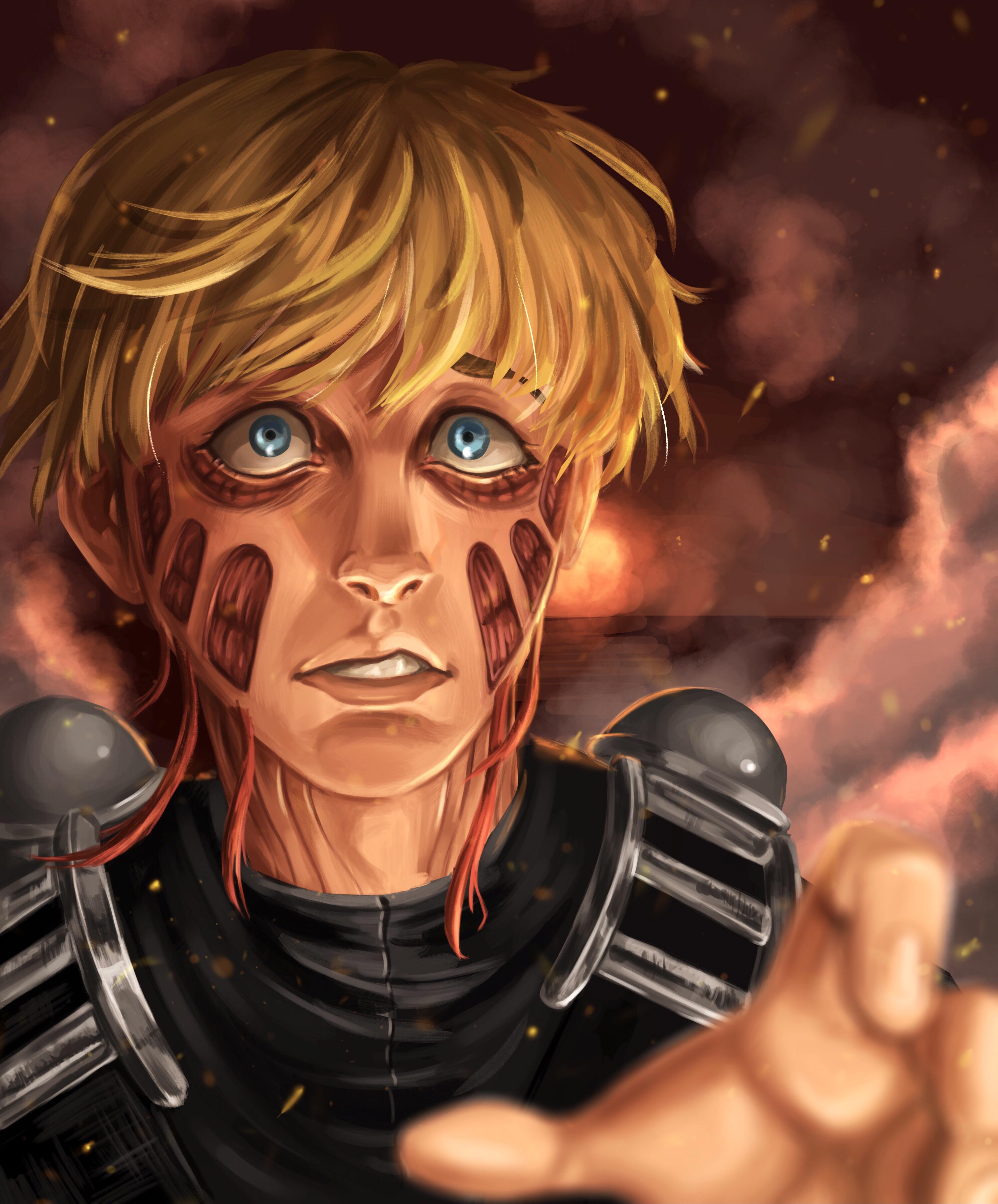 [OC Fanart] Painted Armin after his introduction in the last episode! | Scrolller