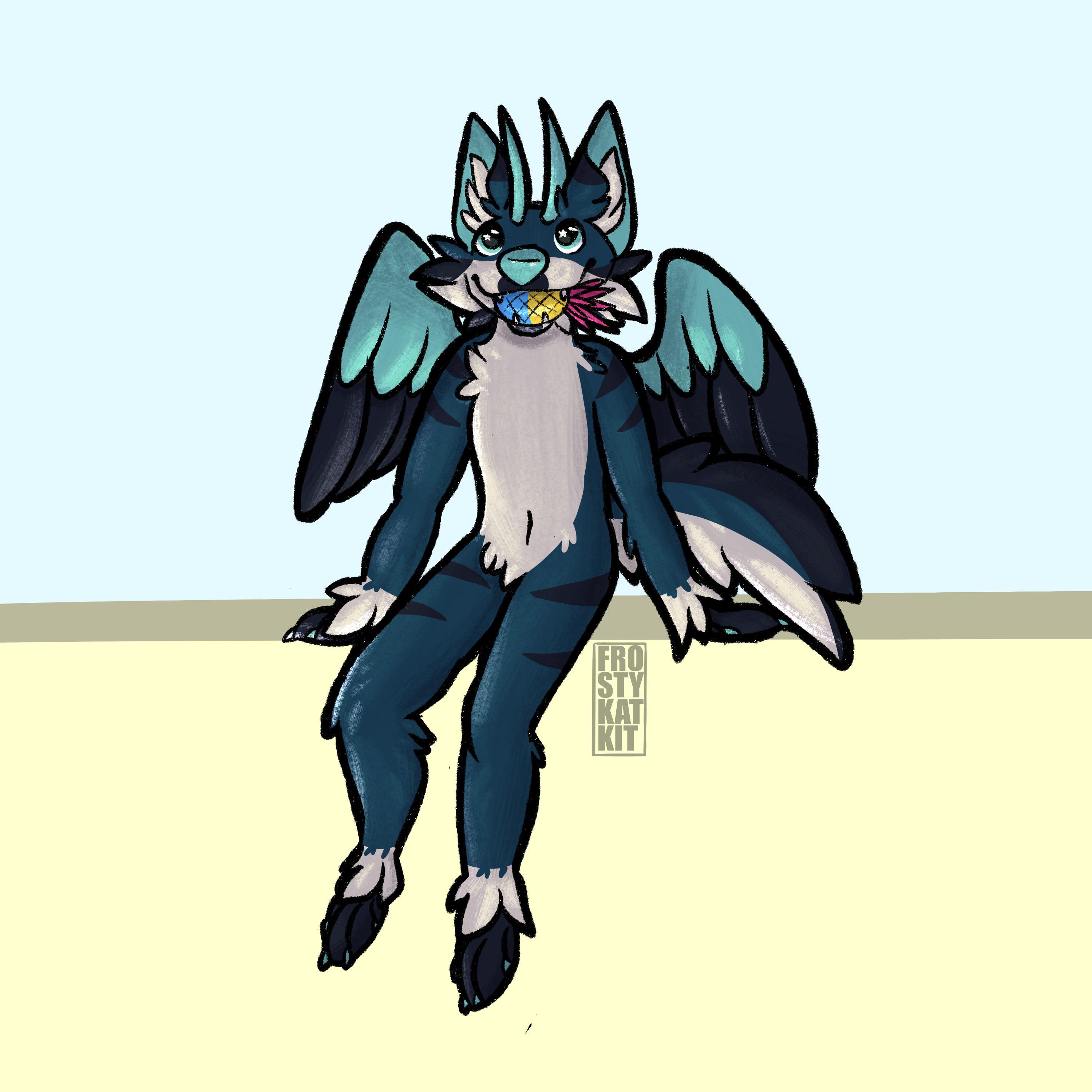 [OC] He very hap bout his panapple! | Scrolller