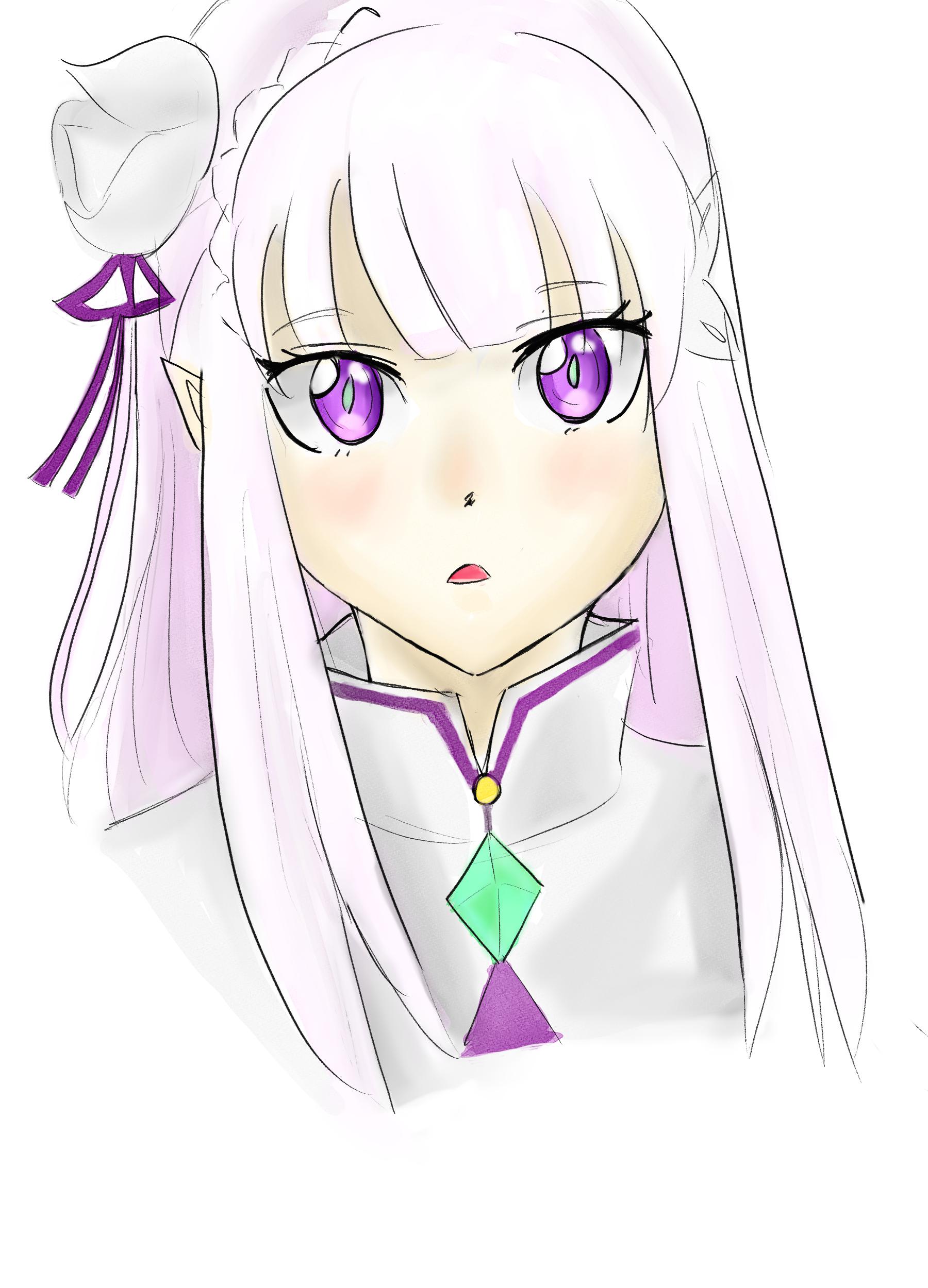 [OC] I draw Emilia | Scrolller