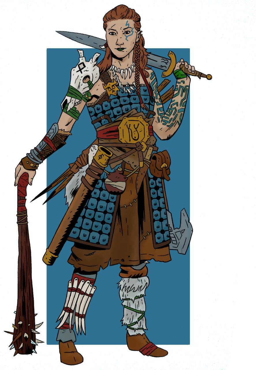 [OC] Ingrid the bold rune knight | Scrolller