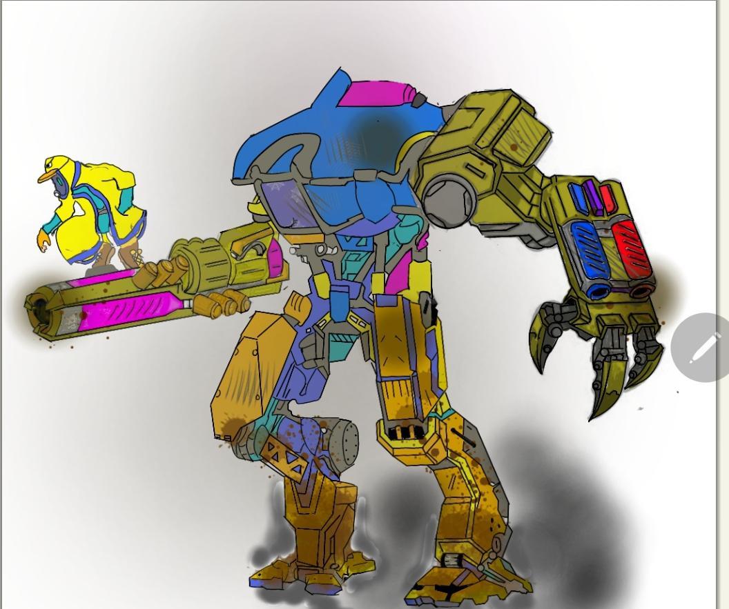 Oc on his apocalypse mech | Scrolller