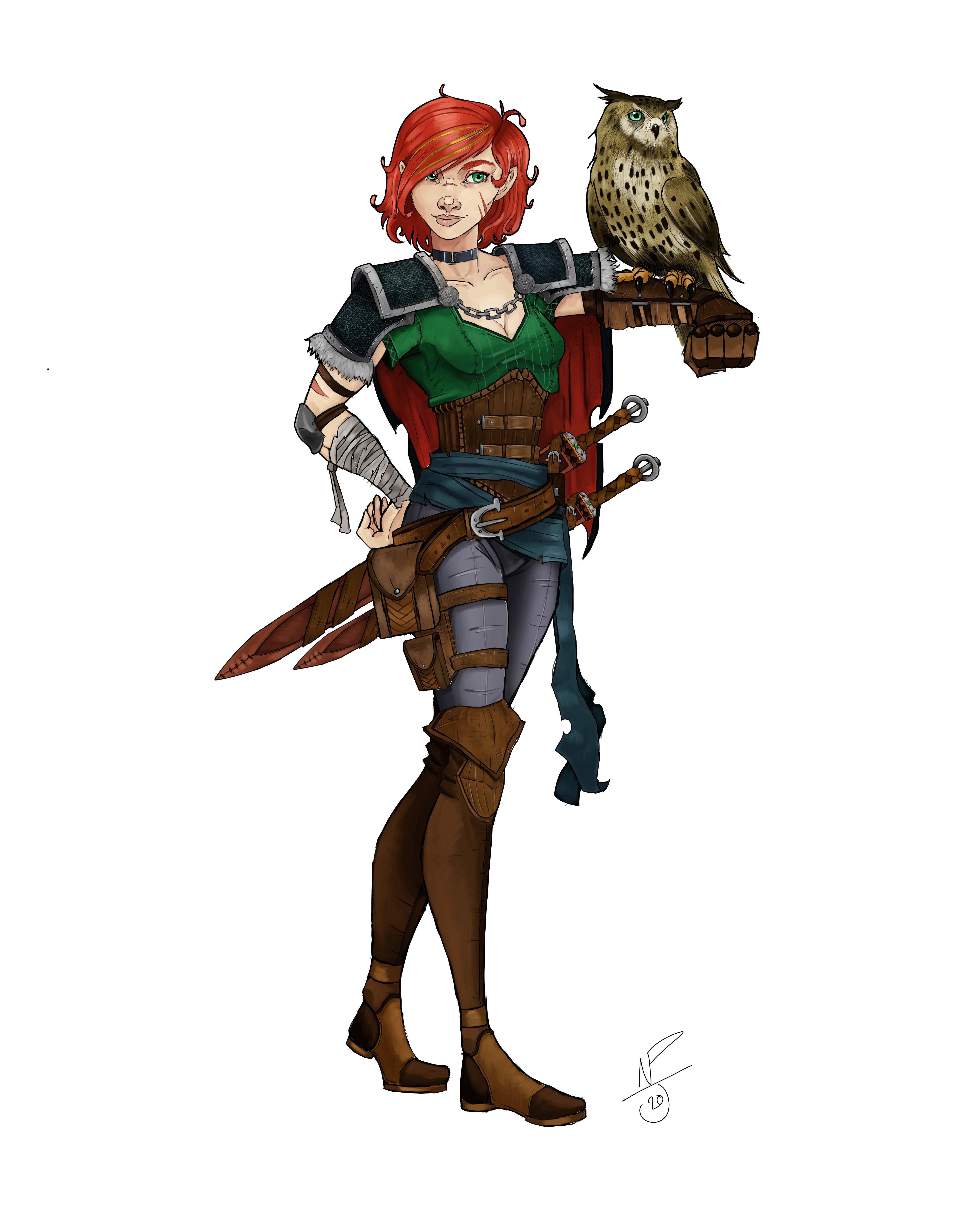 [OC] The Huntress and her Owl companion! | Scrolller