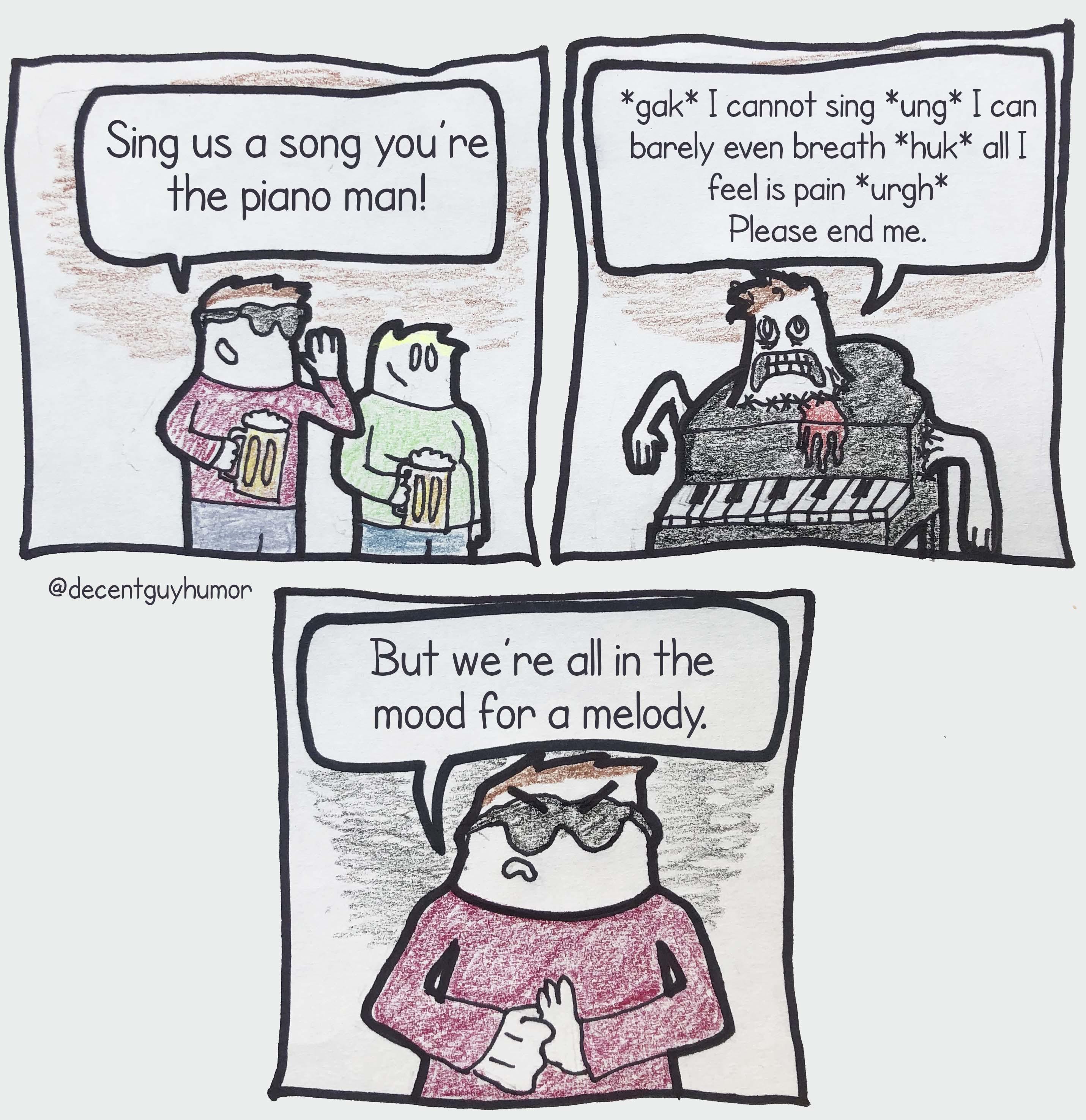 [OC] The Piano Man | Scrolller