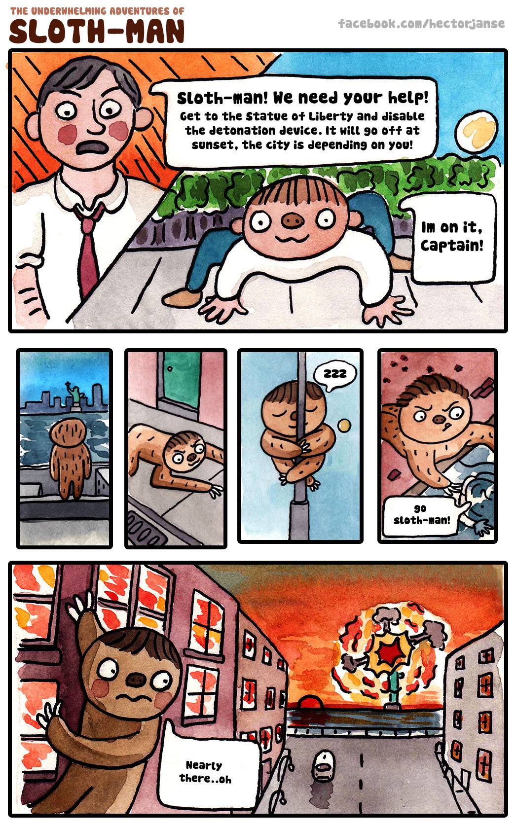 [OC] The Underwhelming Adventures of Sloth-Man | Scrolller