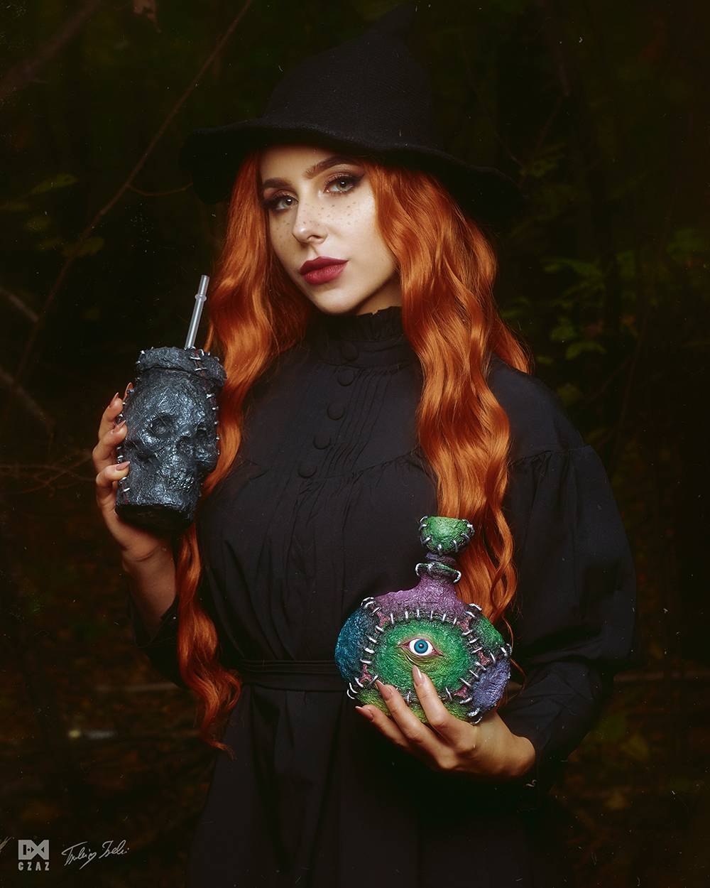 OC, witch cosplay with self made bottles | Scrolller